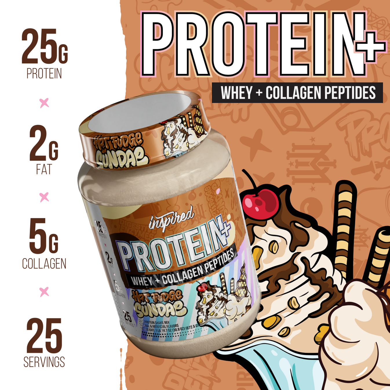 PROTEIN+ Collagen & Probiotics – Inspired Nutraceuticals